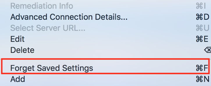 KB40751 - How to remove or forget saved credentials for Pulse Secure ...