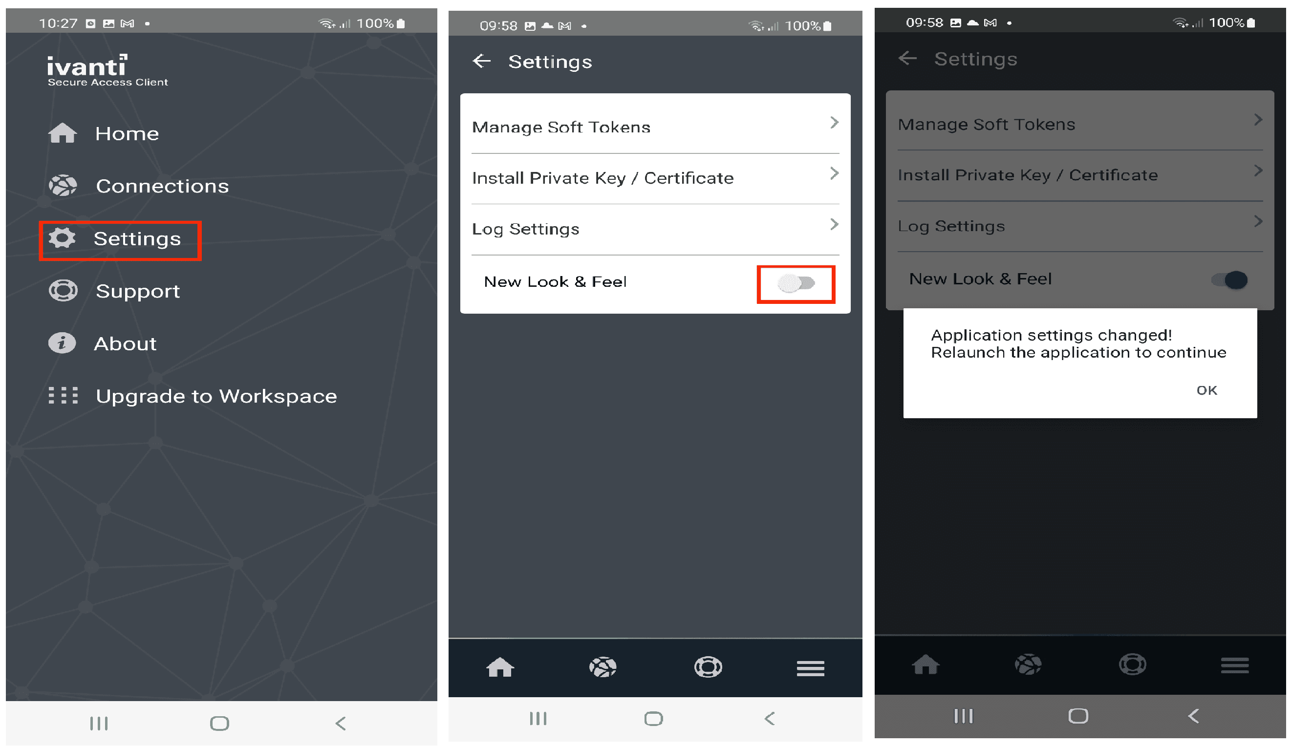 KB44609 - Ivanti Secure Access Android Client : External release of 22. ...