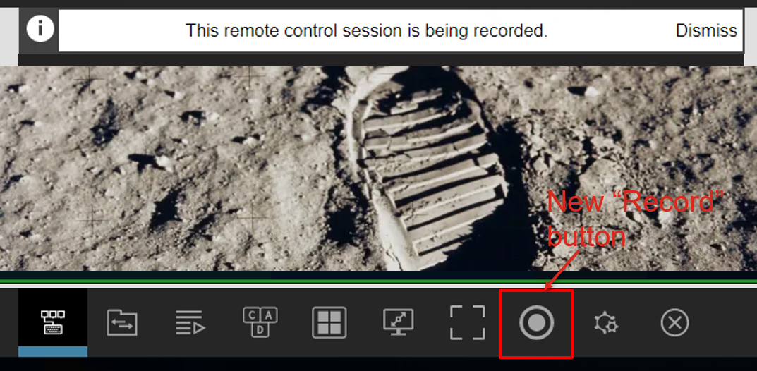 Remote Control Video Recording Feature