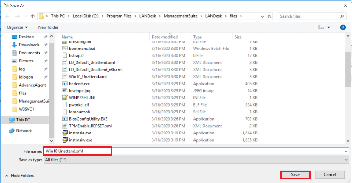 How to Import or Export Unattend Files