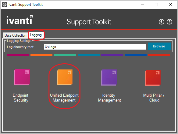 Collecting Environment Manager Logs Using the Ivanti Support Tool Kit