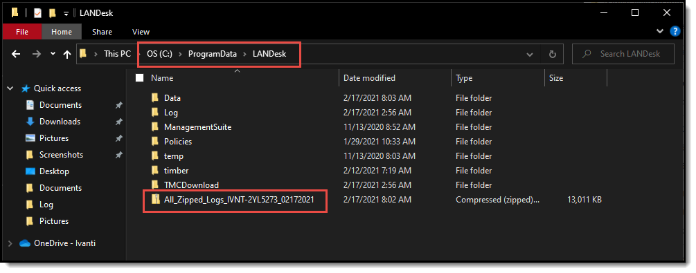 How to Easily Gather Ivanti EPM Logs From a Windows Client Device ...