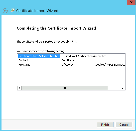 How To Create, Export, and Import a WSUS Self-Signed Certificate in Patch for MEM