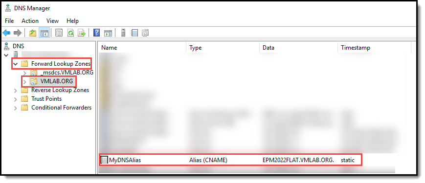 How to Configure a DNS Alias to Work With Web Console 2.0