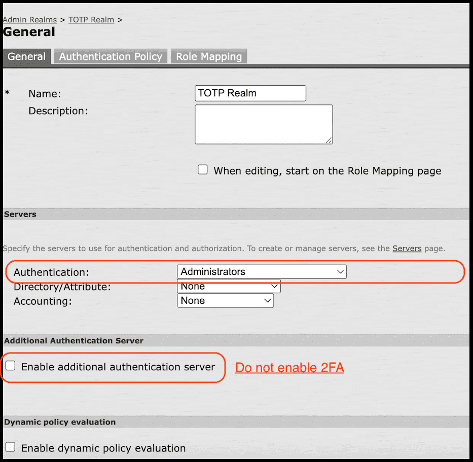 Steps to Configure ICS As The Remote TOTP Server