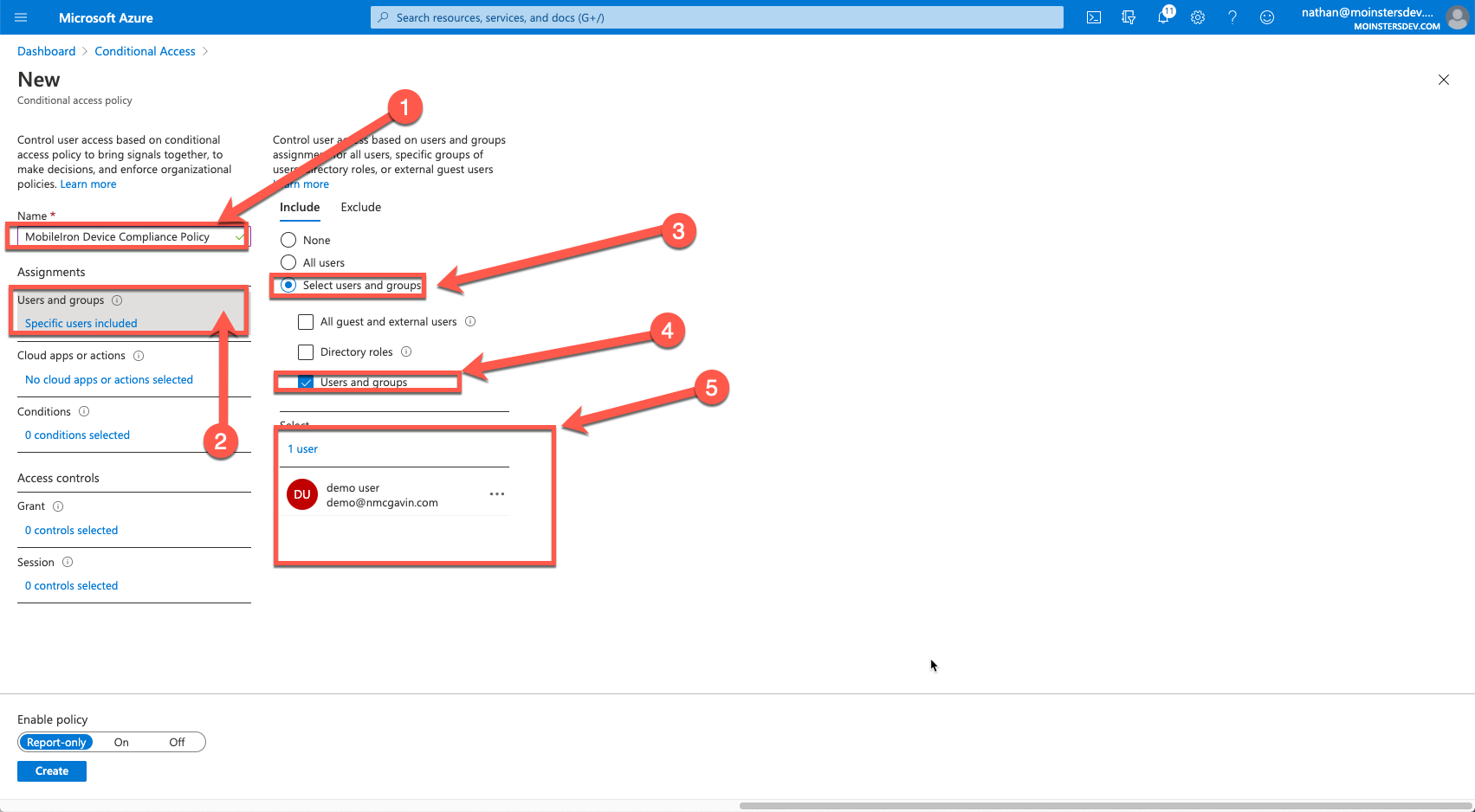 MobileIron Cloud - Azure Device Compliance for iOS and Android