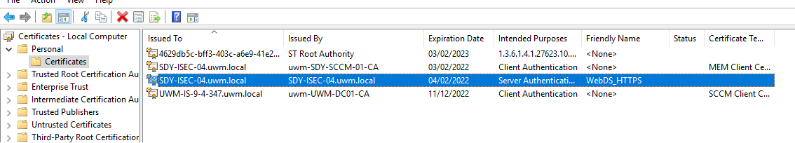 Configuring Authenticated HTTPS (SSL) Distribution Servers