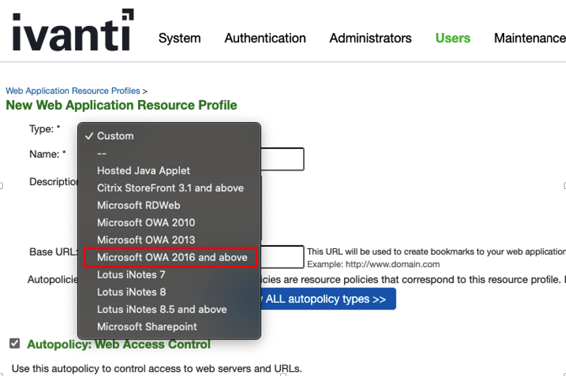 How to configure OWA-2010 SSO On Pulse/Ivanti Connect Secure