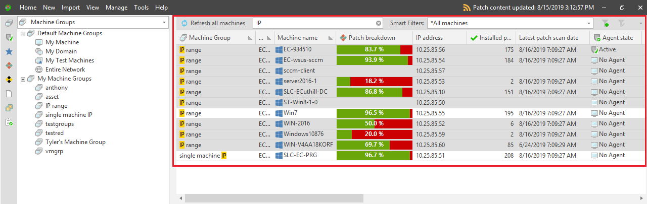 How to Understand Machine Groups and the Machines View