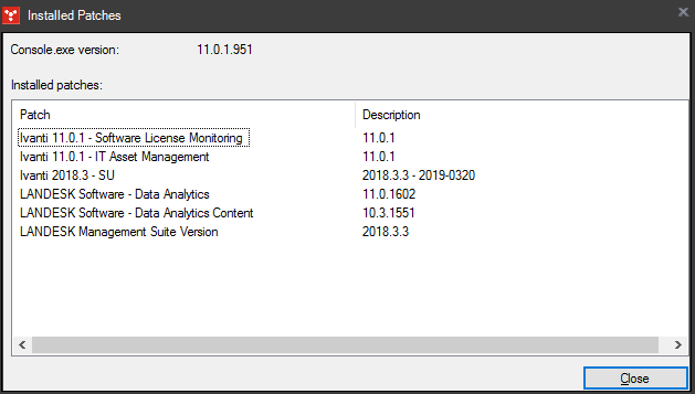 EPM and LDMS Versions- EOL list