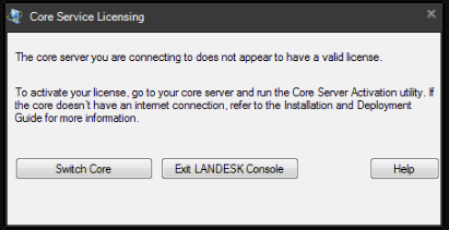 Remote Console Login Error “The Core Server You Are Connecting to Does ...
