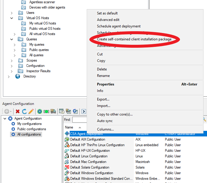 How To Upgrade an Agent Over the CSA