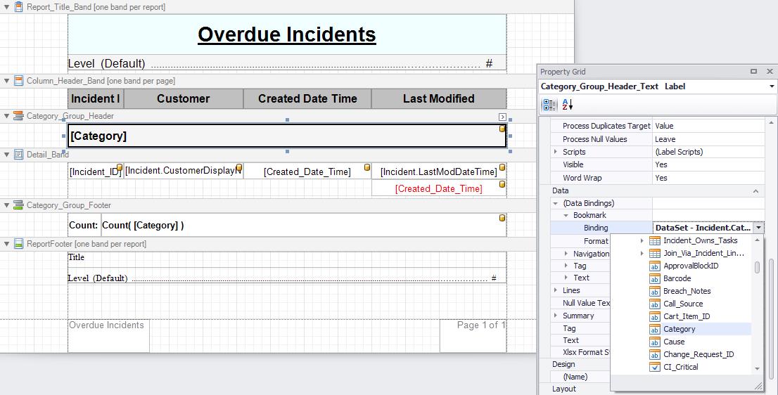 Table of Contents lines are all named the same as the bookmark