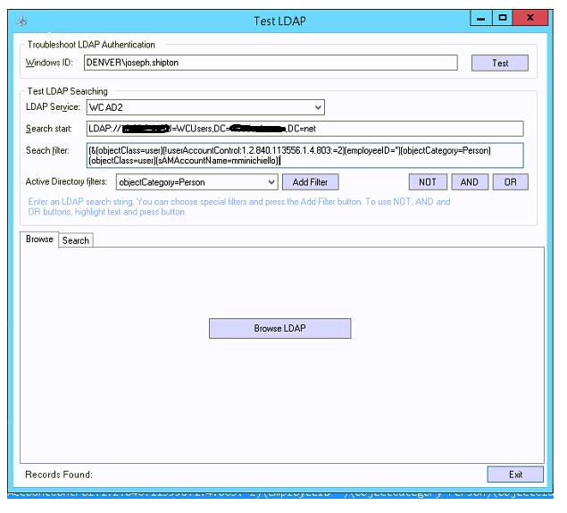 Can't Login Using LDAP