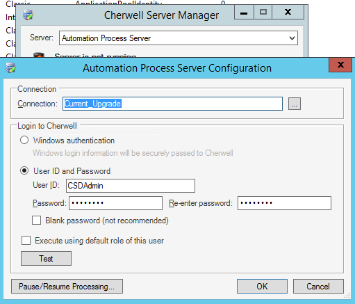 Cannot start services after upgrade