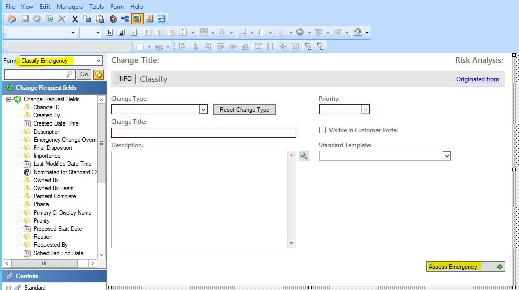 Bypass "Identify Affected CI" on Change Request