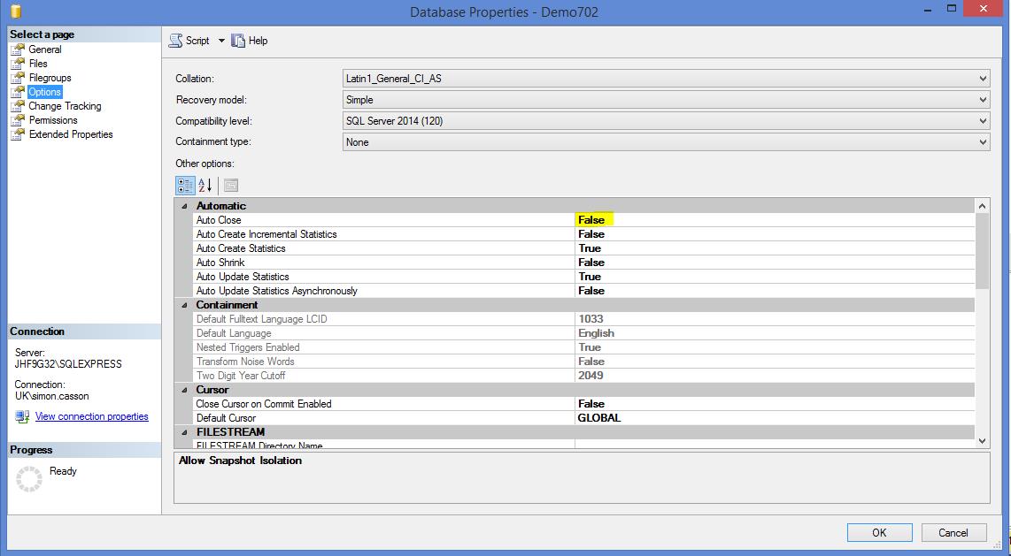 SQL Server Express Maxing Disk Usage