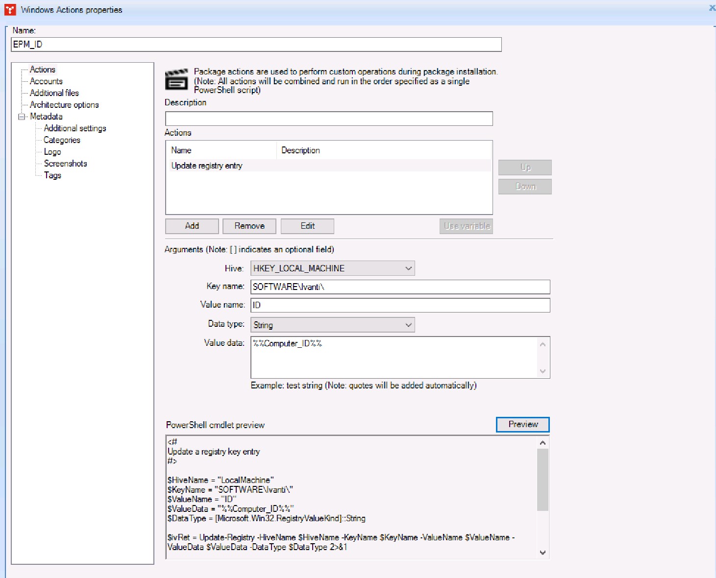 Ivanti Endpoint Discovery / DSM Integration