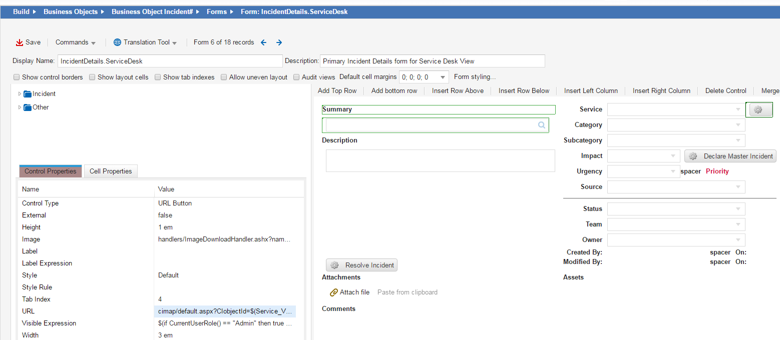Creating a URL CI Map button for any CI