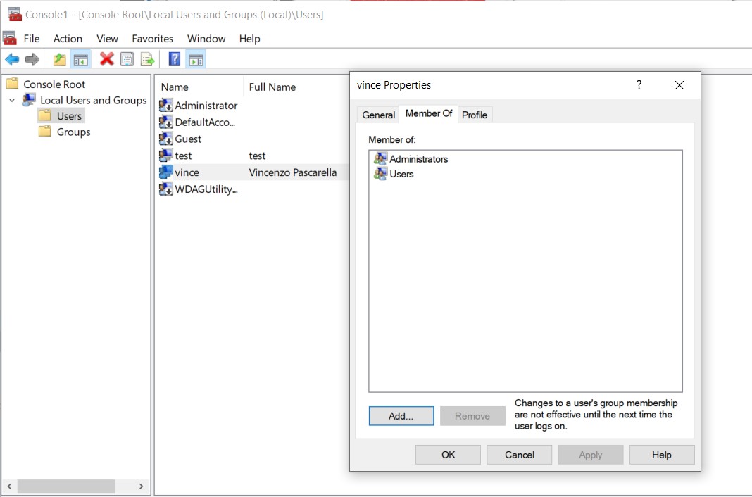 Windows 10 Enrollment privileges