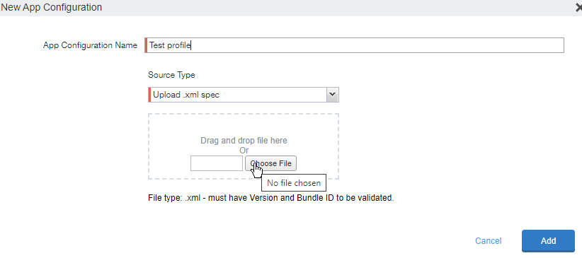 MobileIron Core Managed App Configurations for Velocity on iOS