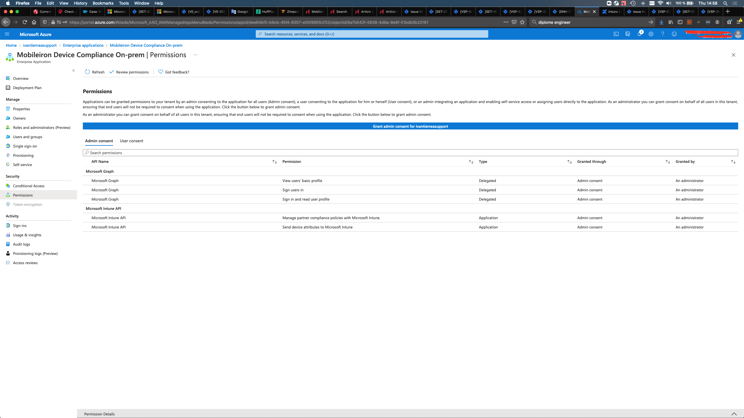 Azure Device Compliance for Android - Need admin approval