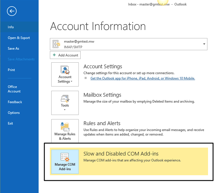 Microsoft Outlook Wants To Disable The Outlook Add In As It Is Not Loading Fast Enough Can This