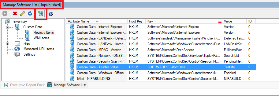 How To Scan Specific Windows Registry Values For Inventory Using Ivanti Endpoint Manager ( EPM )