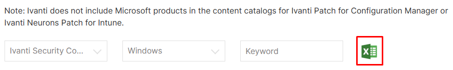 Supported Product List for Ivanti Patch Solutions and Ivanti Patch SDKs