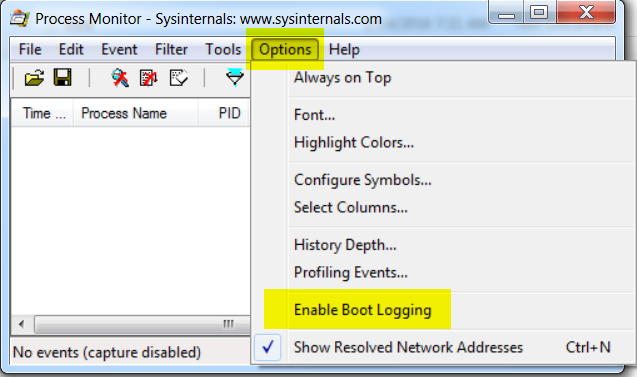HOWTO: Enable Procmon Boot Logging on Windows Workstations and or ...