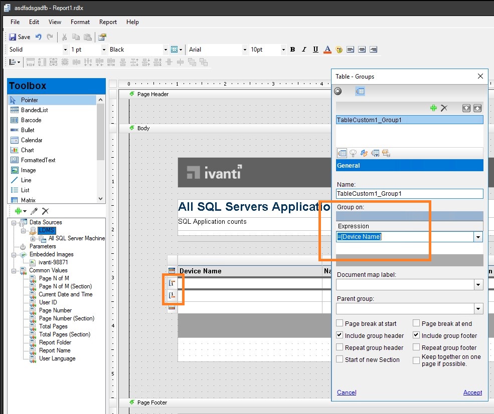 How to Use Report Designer