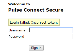 KB40823 - TOTP (Google Authenticator) fails with error Login failed ...
