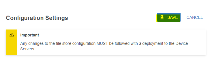 How to install the certificate into the SDS for Smart Device management.