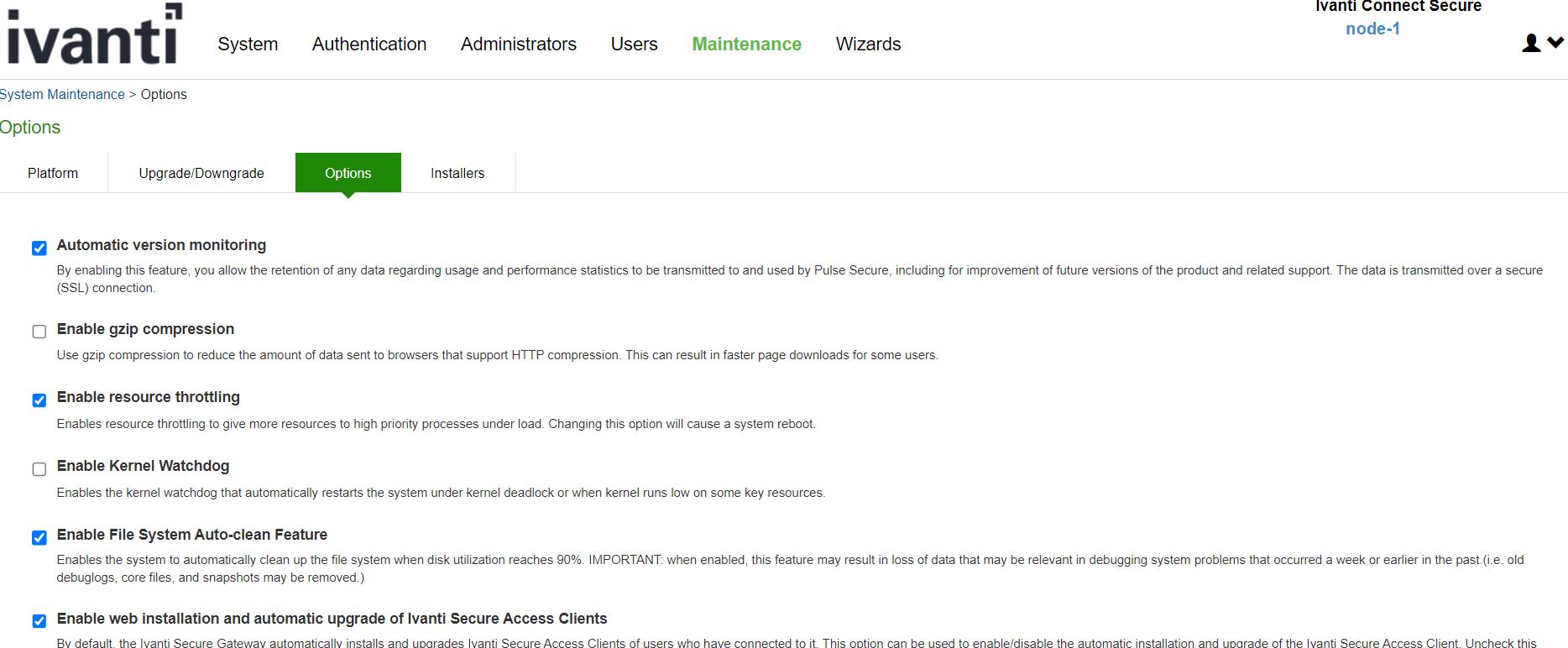 Automatic Upgrade of Ivanti Client
