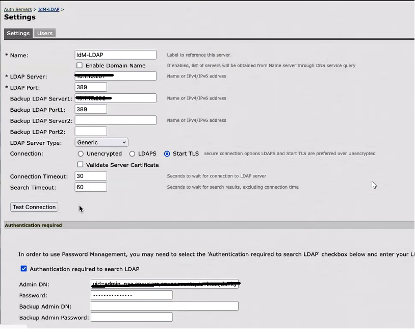 How to integrate PCS with RedHat Identity Management using LDAP.