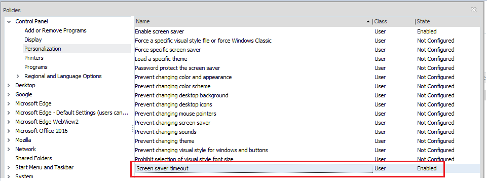 How to Configure Screensaver Policy Using Environment Manager