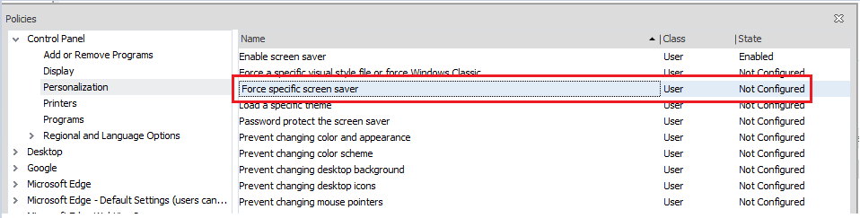 How to Configure Screensaver Policy Using Environment Manager