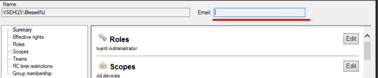 Email Field Greyed Out for Console Users