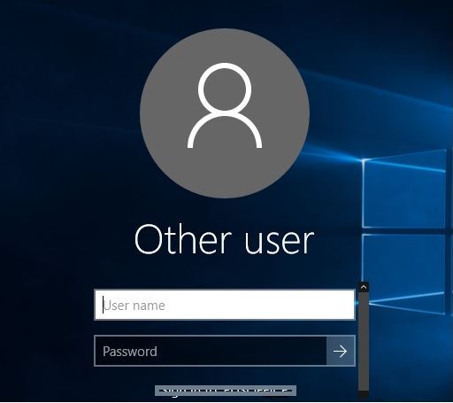 Credential Provider Icon Within Windows 10 Login Screen