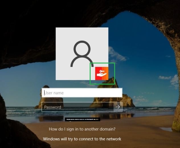 Credential Provider Icon Within Windows 10 Login Screen