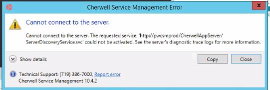 Cannot Connect to the Server Error When Trying to Connect Over 3 Tier ...