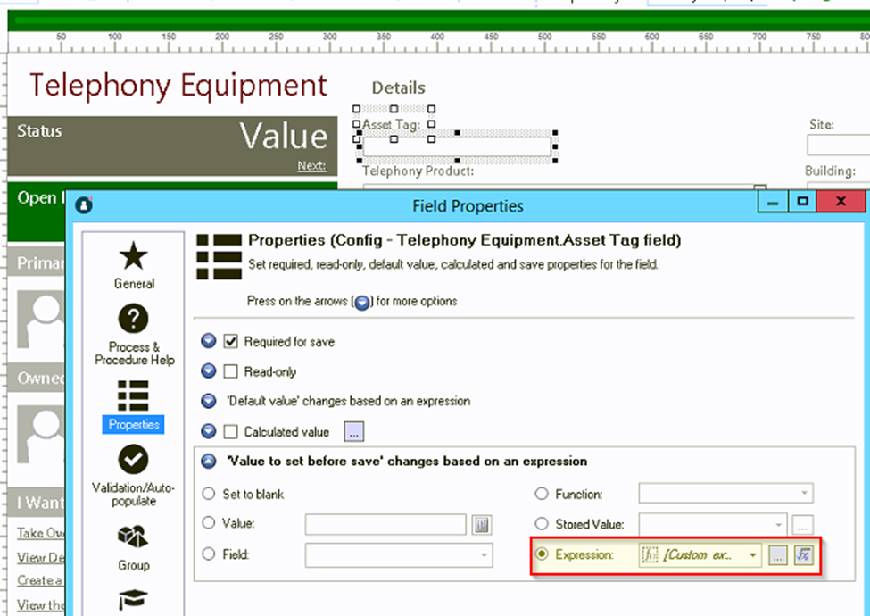 Asset Tag Number Increasing Before Save