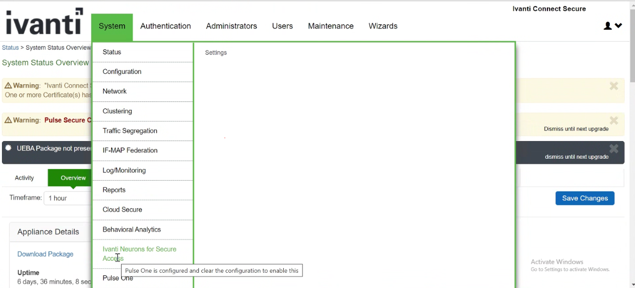 How to Enable Pulse One on the New ICS 22.x Series Codes?