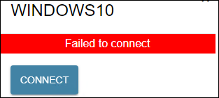 Endpoint Manager Remote Control WS Error - Failed to Connect