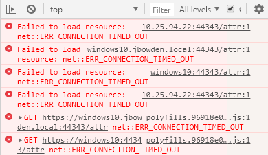 Endpoint Manager Remote Control WS Error - Failed to Connect