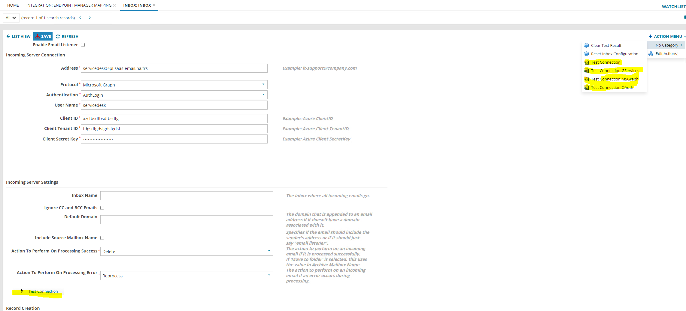 How to troubleshoot common incoming email problems in ISM?