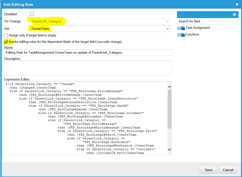 How to fill up the OwnerTeam and Owner fields with the values of the ...