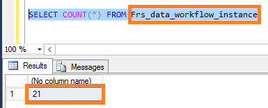 How To: How workflows looks like in SQL database.