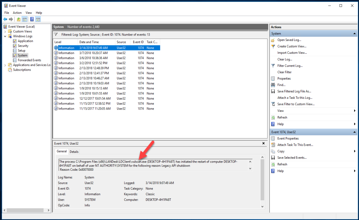 How to Tell if Ivanti Endpoint Manager is Rebooting Your Devices