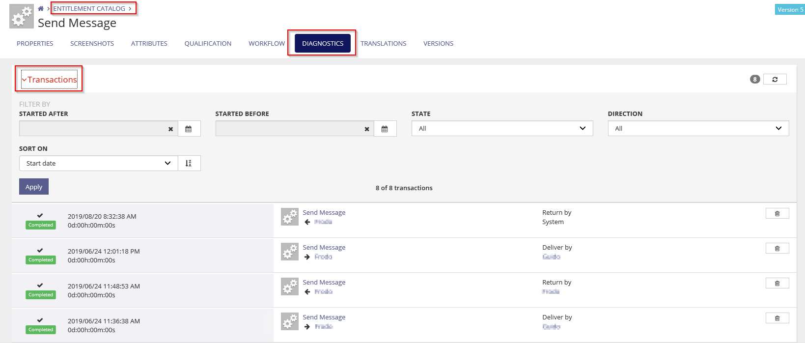 How to review the number of Transactions for a Service in Ivanti ...